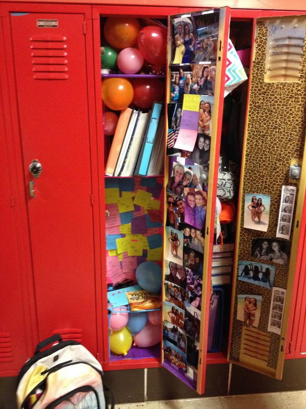 16 Amazing Birthday Decorating Locker Ideas