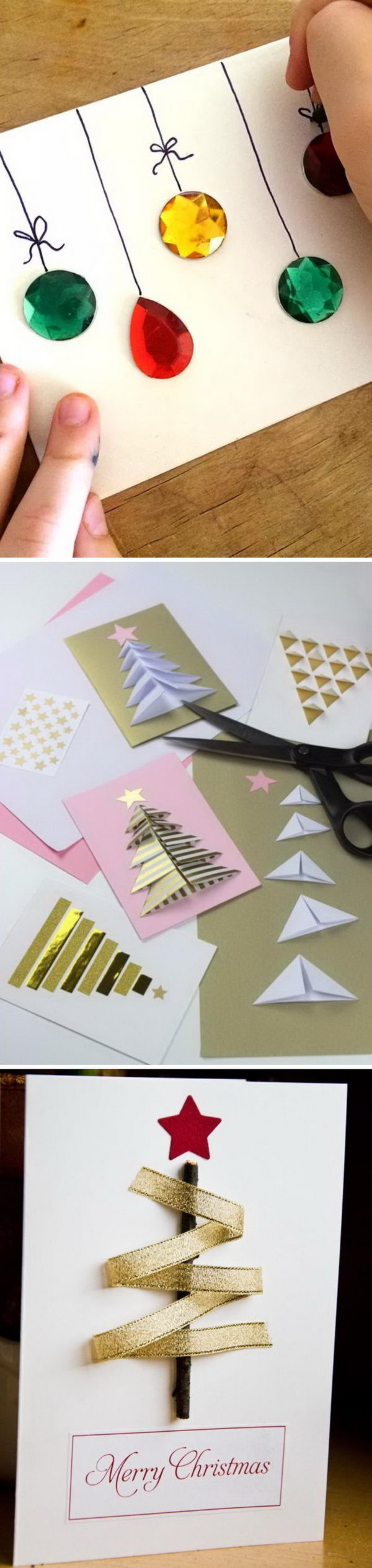 20 Handmade Christmas Card Ideas 2017