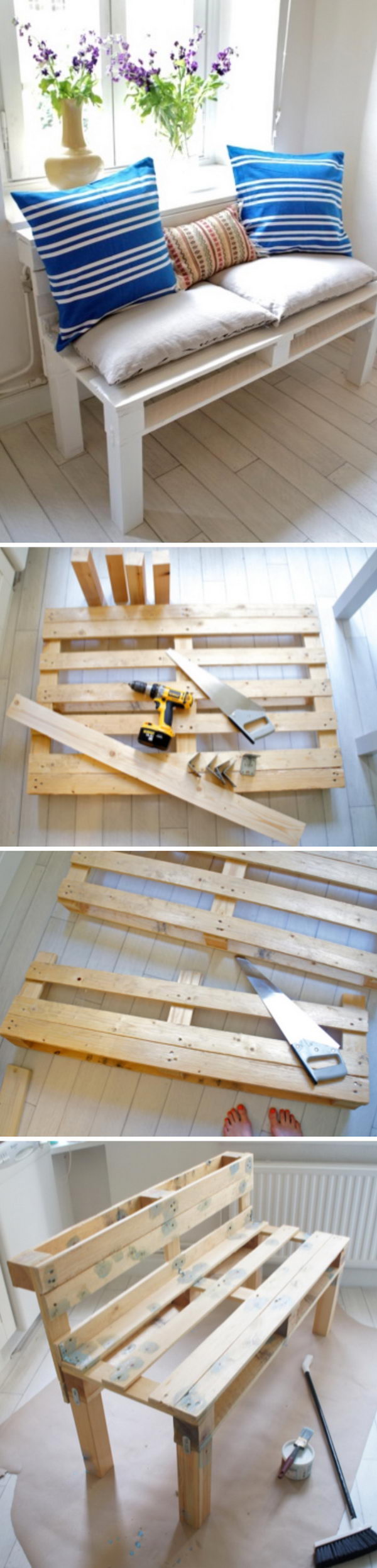 25 Easy DIY Pallet Projects For Home Decor 2017